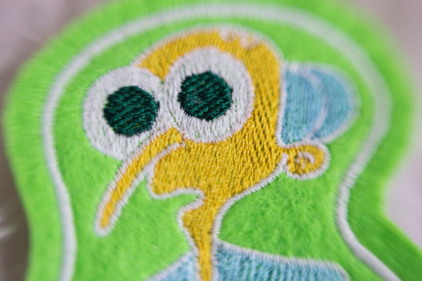 Alien Mr. Burns (Glow in the dark) Sew-On Patch – AlienInAJar